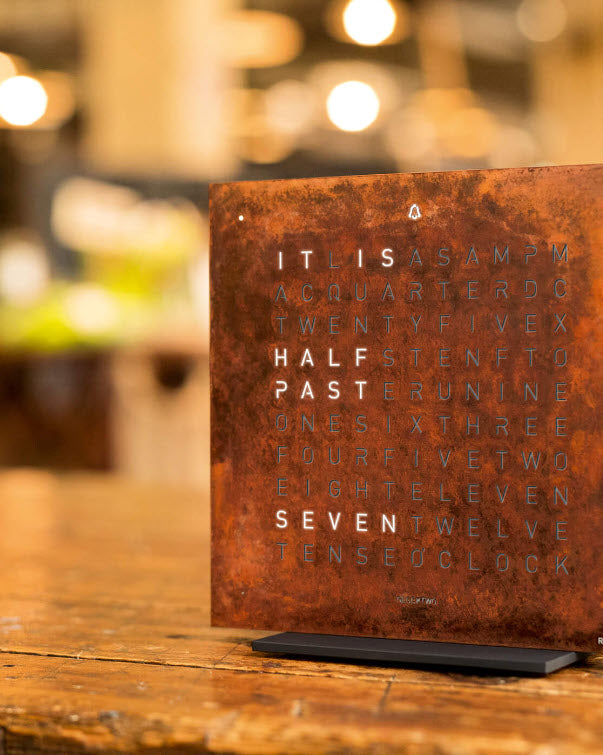 TOUCH CREATOR'S RUST QLOCK – Clive Daniel Home